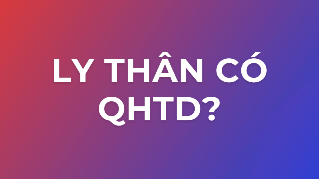 Có nên qhtd khi đang trong giai đoạn ly thân? Từ điển tình cảm Academy